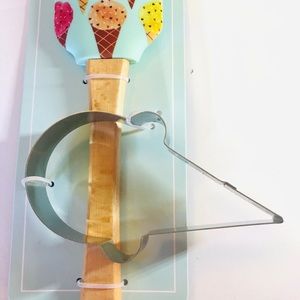 Ciroa | Kitchen | Ice Cream Cones Silicone Spatula Stainless Steel Cone ...